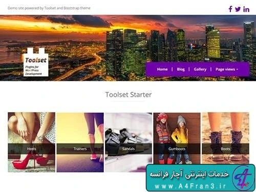 خرید و قیمت دانلود قالب وردپرس Toolset Starter | ترب