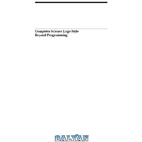 خرید و قیمت دانلود کتاب Computer science Logo style (Volume 3) | ترب