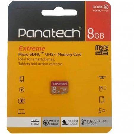 خرید و قیمت کارت حافظه PANATECH 8G کلاس 10 همراه با آداپتور | ترب