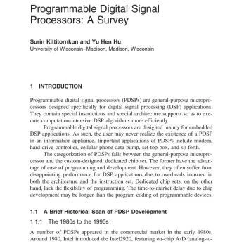 خرید و قیمت دانلود کتاب Programmable Digital Signal Processors ...