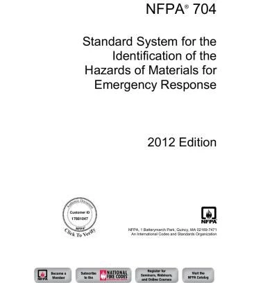 خرید و قیمت دانلود کتاب NFPA 704:2012 Standard System for the ...