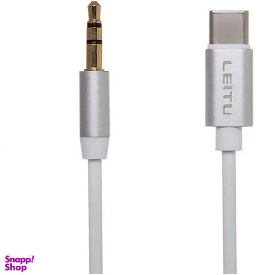 خرید و قیمت کابل تبدیل USB-C به AUX لیتو (Leitu) مدل Lc-C7 به طول 1m | ترب
