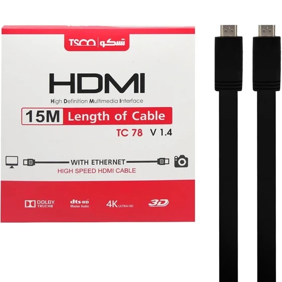 خرید و قیمت کابل TSCO HDMI مدل 15 متری | ترب