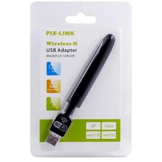 خرید و قیمت کارت شبکه USB بی سیم پیکس لینک LV-UW10s | ترب