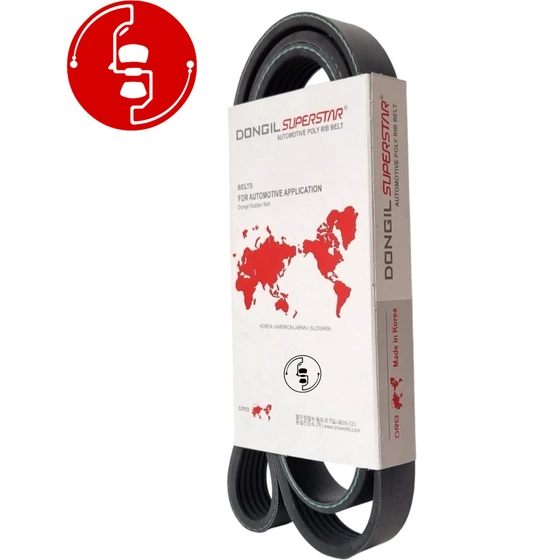 خرید و قیمت تسمه کولر و هیدرولیک - پژو 405 SLX موتور (TU5) - برند دانگیل (DONGIL) کره - 5PK1253 ...