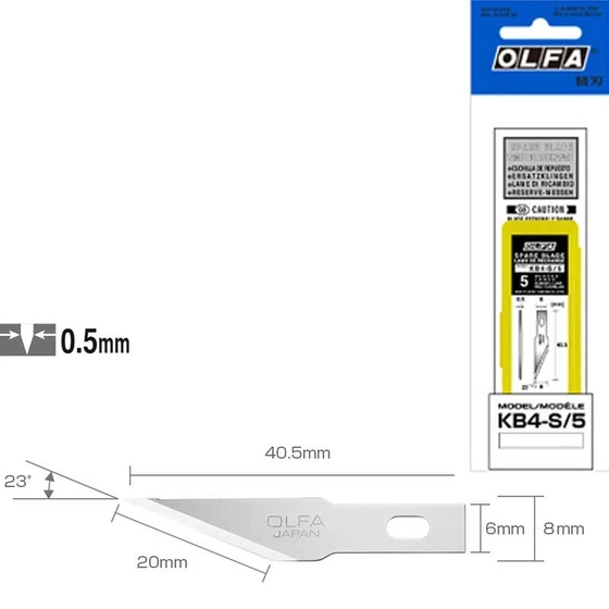 خرید و قیمت تیغ کاتر قلمی KB4-S/5 الفا OLFA | ترب