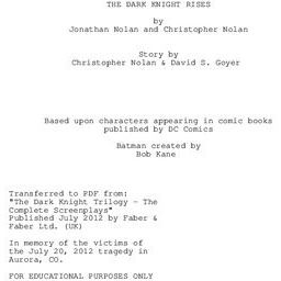 خرید و قیمت دانلود کتاب The Dark Knight Rises: The Complete Screenplay ...