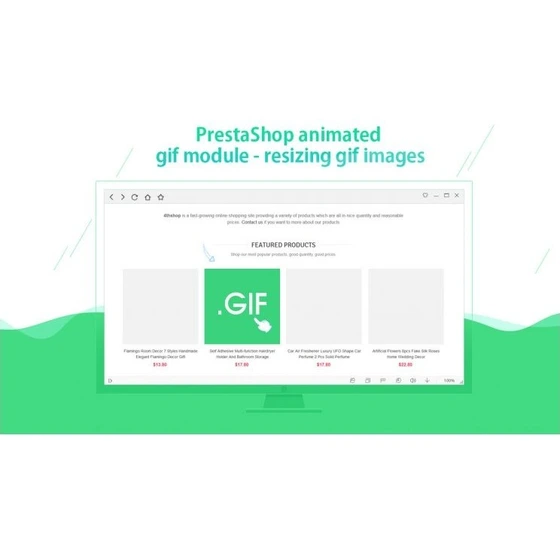 خرید و قیمت ماژول animated gif module supports resizing gif product ...