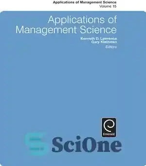 خرید و قیمت دانلود کتاب Applications of Management Science - کاربردهای ...