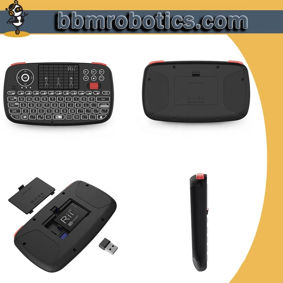 خرید و قیمت مینی کیبورد بی‌سیم کوچک و قابل حمل Rii i8X | ترب