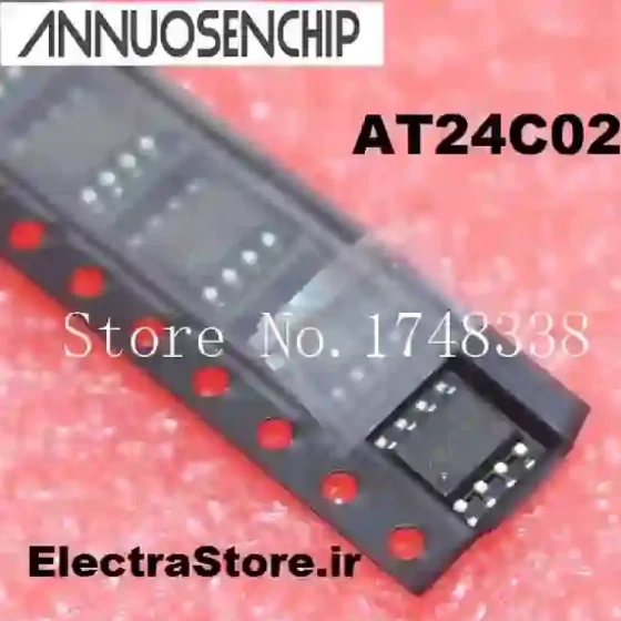 خرید و قیمت آی سی فلش AT24C02 2402 SMD AT2402 اصلی | ترب