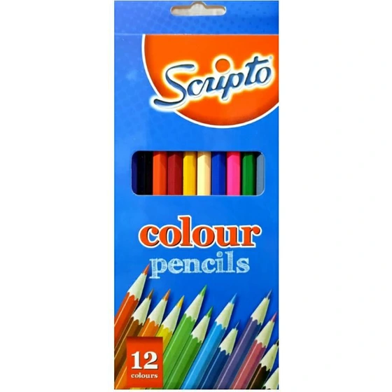 خرید و قیمت مداد رنگی 12 رنگ Scuipto | ترب