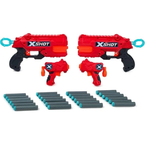 خرید و قیمت پک 4 تایی تفنگ های ایکس شات X-Shot Micro & Reflex 6 | ترب