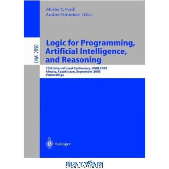 خرید و قیمت دانلود کتاب Logic For Programming Artificial Intelligence