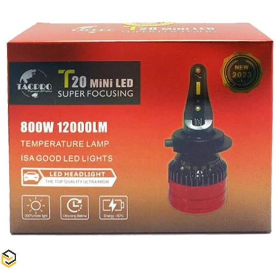 خرید و قیمت هدلایت خودرو TacPro T20با چیپ CSP | ترب