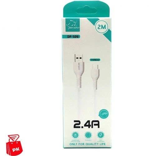 خرید و قیمت کابل شارژ تایپ سی 2 متری OneDepot مدل DP-S09 | ترب