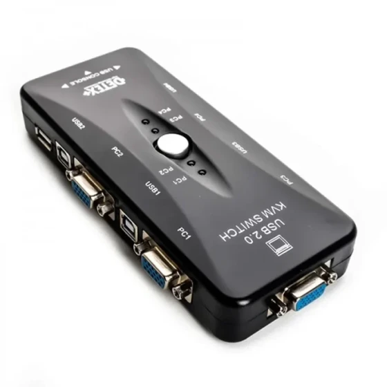 خرید و قیمت سوییچ 4پورت DETEX KVM مدل 41UA | ترب