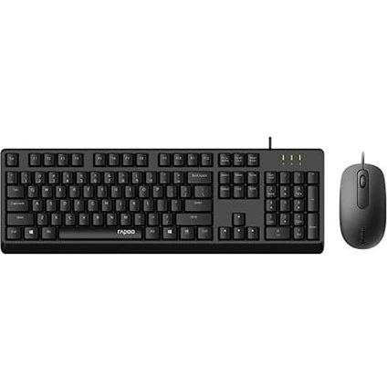 خرید و قیمت Rapoo X130 Pro Wired Optical Mouse & Keyboard Combo-1000 ...