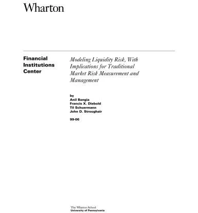 خرید و قیمت دانلود کتاب Modeling Liquidity Risk, With Implications for ...