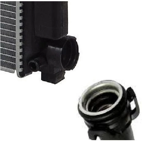 خرید و قیمت رادیاتورموتورXU7بامخزن کورشده(طرح VALEO) بااتصال سریع شرکتی ایساکو 0720103407 پژو ...