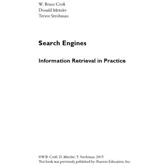 خرید و قیمت دانلود کتاب Search Engines: Information Retrieval in ...