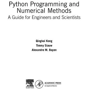 خرید و قیمت دانلود کتاب Python Programming and Numerical Methods. A ...