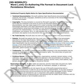 خرید و قیمت دانلود کتاب Microsoft Corp. Microsoft Office File Formats - MS-WORDLFF: Word (.xml ...