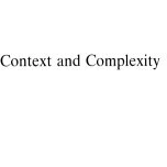 خرید و قیمت دانلود کتاب Context and Complexity: Cultivating Contextual ...