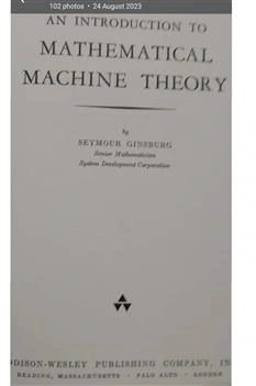 خرید و قیمت Mathematical Machine Theory | ترب