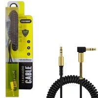 خرید و قیمت کابل AUX فنری 1.5 متری یک سر ال دو خط ELEVEN AUX2 | ترب