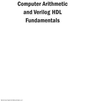 خرید و قیمت دانلود کتاب Computer Arithmetic and Verilog HDL Fundamentals ویرایش 1 | ترب