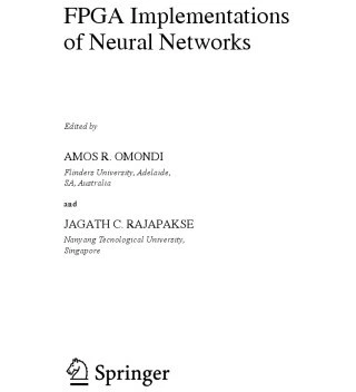 خرید و قیمت دانلود کتاب FPGA Implementations of Neural Networks 2006 | ترب