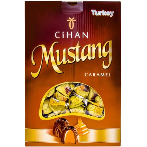 خرید و قیمت شکلات جیهان Cihan Mustang با طعم کارامل | ترب