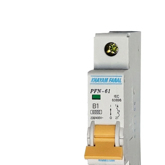 خرید و قیمت فیوز مینیاتوری یک پل 1 آمپر خیام الکتریک مدل B1-6K-1P | ترب