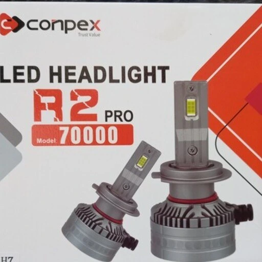 خرید و قیمت هدلایت R2 conpex کانپکس پایه H4 دارای کنباس محصول 2023 دو کنتاکت | ترب