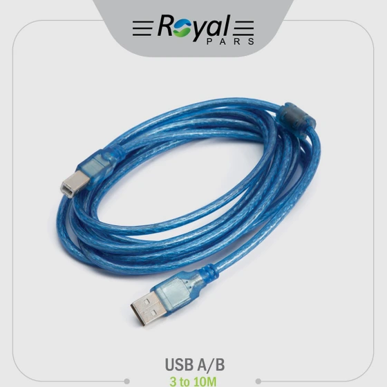 خرید و قیمت كابل پرينتر ROYAL USB 10M | ترب