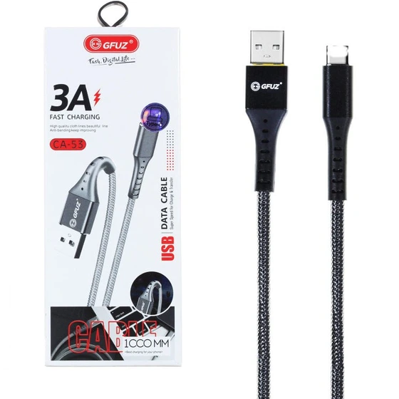 خرید و قیمت کابل شارژ آیفون جیفیوز GFUZ CA-53 | ترب