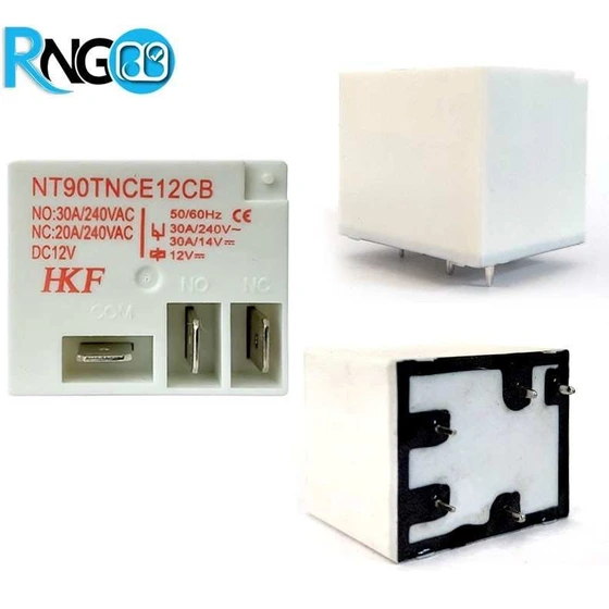 خرید و قیمت رله 24v 40A فیش خور مدل NT90 مارک HKF | ترب