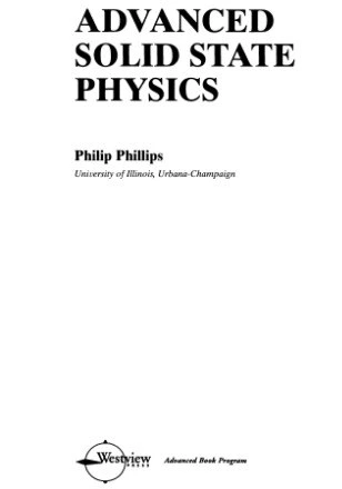 خرید و قیمت دانلود کتاب Advanced solid state physics 1st | ترب