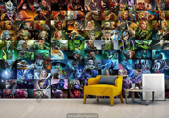 خرید و قیمت پوستر دیواری گیم نت طرح دوتادو BA-9733 | ترب