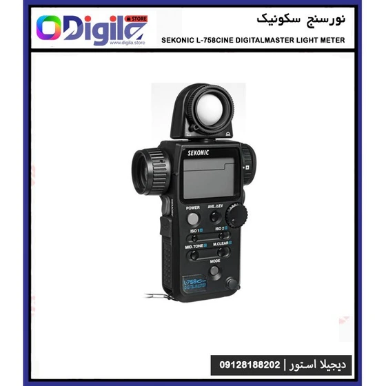 خرید و قیمت نورسنج سکونیک Sekonic L-758Cine DigitalMaster Light Meter | ترب
