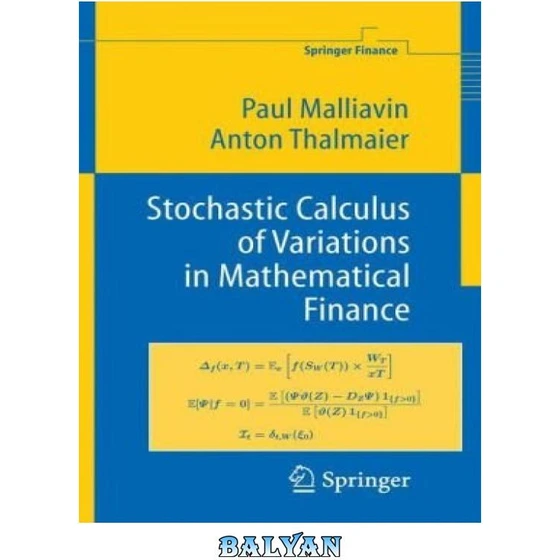 خرید و قیمت دانلود کتاب Stochastic Calculus of Variations in ...
