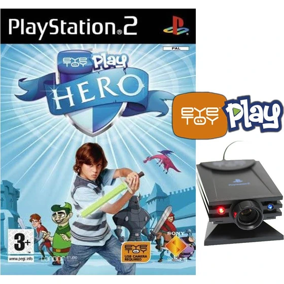 خرید و قیمت بازی EyeToy Play: Hero دوربین پلی استیشن 2 (EyeToy) | ترب