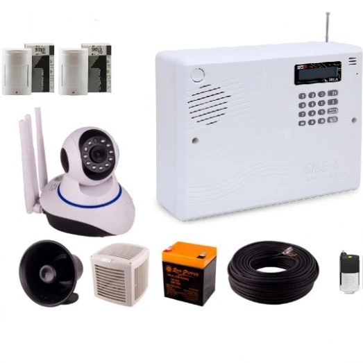 خرید و قیمت پکیج دزدگیر اماکن سایلکس مدل SG8-LITE پارادوکس دوربین V380 | ترب