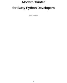 خرید و قیمت دانلود کتاب Modern Tkinter for Busy Python Developers | ترب