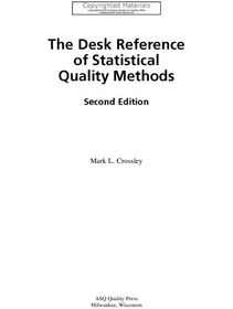 خرید و قیمت دانلود کتاب Desk Reference of Statistical Quality Methods 2nd Edition | ترب