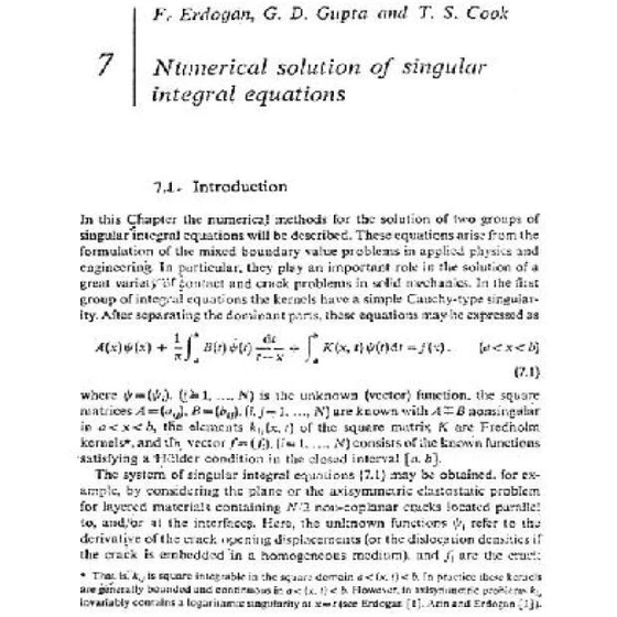 خرید و قیمت دانلود کتاب The numerical solutions of singular integral ...