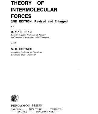 خرید و قیمت دانلود کتاب Theory of Intermolecular Forces 2nd | ترب