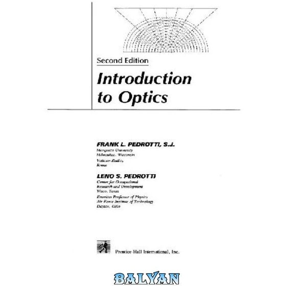 خرید و قیمت دانلود کتاب Introduction to Optics | ترب