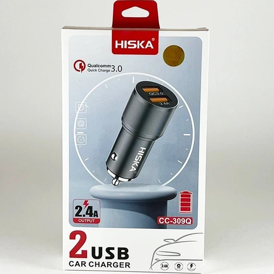 خرید و قیمت شارژر فندکی هیسکا مدل CC-309Q همراه با کابل میکرو | ترب